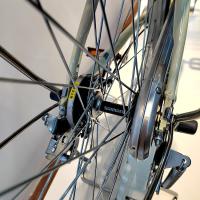 China Customized Logo Accepted Carbon City Bike With Flat Handlebar And Puncture Resistant Tires for sale