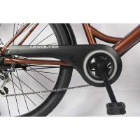 China Puncture Resistant Disc Brake Lightweight Platform City Bike 6 Speed For 160-180cm Riders for sale