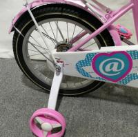 China Heart Shape Pedal Childrens Training Wheel Bikes 16 Inch Balance Bike Pink for sale