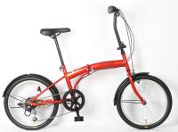China 20 Inch Mini Single Speed Foldable Cycle Bike Folding Touring Bicycle for sale