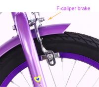China NO Foldable Childrens Training Wheel Bikes Purple 16 Inch Kids Bike OEM for sale