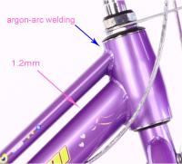 China NO Foldable Childrens Training Wheel Bikes Purple 16 Inch Kids Bike OEM for sale