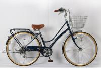 China OEM Lady Classic Retro Carbon City Bikes Womens Vintage Bike With Basket for sale