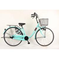 China Adult Female Single Speed Carbon City Bikes 26 Inch Ladies Bicycle OEM ODM for sale