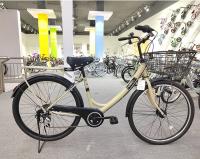 China Six Speed Carbon City Bikes 26 In Bike Women With Adjustable Seat for sale