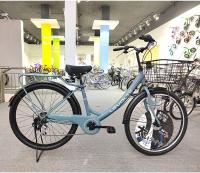 China Six Speed Carbon City Bikes 26 In Bike Women With Adjustable Seat for sale