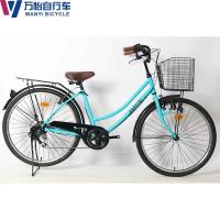 China OEM Women'S Single Gear Bike Vintage Style Cruiser Bikes 26'' for sale