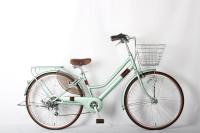 China High Carbon Steel Shimano City Commuter Bikes Womens 26 Inch Ladies Bike Six Speed for sale