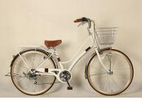 China OEM City Commuter Bikes 26 Inch Lady Bike 6 Speed With Caliper Brake for sale