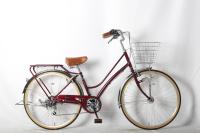 China OEM City Commuter Bikes 26 Inch Lady Bike 6 Speed With Caliper Brake for sale