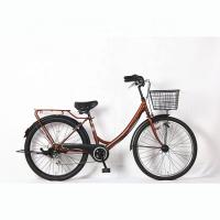 China Puncture Resistant Disc Brake Lightweight Platform City Bike 6 Speed For 160-180cm Riders for sale