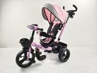 China Red 3-Wheel Child Tricycle With Steel Handlebar And Plastic Seat Baby Carriage for sale