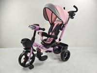 China Red 3-Wheel Child Tricycle With Steel Handlebar And Plastic Seat Baby Carriage for sale