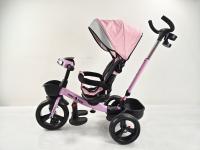 China Red 3-Wheel Child Tricycle With Steel Handlebar And Plastic Seat Baby Carriage for sale