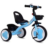 China Coaster Brake 3 Wheel Child Tricycle With Plastic Seat And Magnesium Alloy Frame for sale