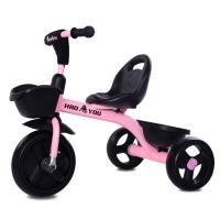 China Affordable Kids 3-Wheel Red Bike With Steel Handlebars And No Suspension for sale