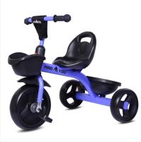 China Affordable Kids 3-Wheel Red Bike With Steel Handlebars And No Suspension for sale