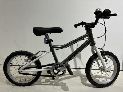 China Kids Steel Frame Coaster Brake Bicycle With 4 Wheels Single Speed And Pneumatic Tires for sale