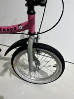 China Pink 1 Speed Hard Carbon Steel Frame Childrens Training Wheel Bikes For Little Girls for sale