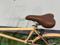 China Hybrid Aluminum City Commuter Bikes With Comfortable Saddle And Slick Tires for sale