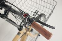 China Steel Rim Carbon Frame Collapsible Road Bike With Comfortable Saddle for sale