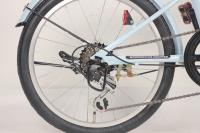 China Carbon Frame 2 Wheel Folding Commuter Bicycle With Antirust Chain for sale
