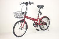 China 6 Gears Adult lightweight foldable bicycle With Antirust Chain for sale