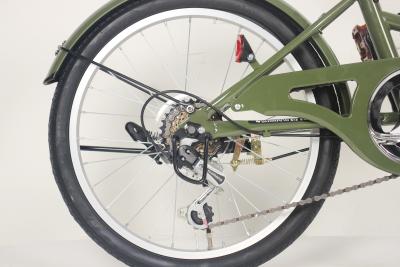 China Comfortable Saddle Lightweight Folding Bicycle Customized Colour And Shimano Altus Shifter For Convenient Transportation for sale