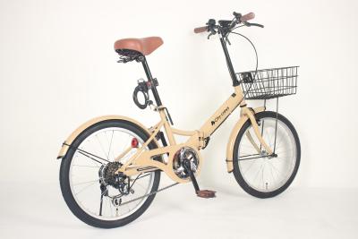 China 20 Inch Foldable Commuting Bicycle Convenient Versatile With 6-Speed Gears for sale
