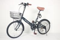 China Foldable Road Bike With Comfortable Leather Saddle And 6 Speed Gears for sale