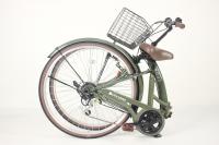 China High Carbon Steel Frame Folding Road Bike For Comfortable Street Riding Folded Dimensions 26 Inch for sale