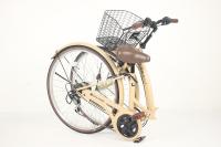 China Comfortable Saddle Folding Road Bike High Carbon Steel Frame Folded 26 Inches for sale