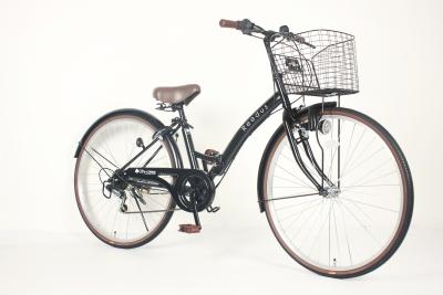 China 700c 26 Inch Pneumatic Tire Folding Road Bike Versatile 6 Speed for sale