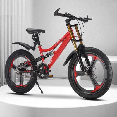 China Customized Mountain Bike Dual Shock Absorber Disc Brake 2.35 Outer Tire One Piece Wheel 20/22/24 Inch for sale
