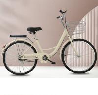 China Ordinary Pedal Alloy Frame City Bike Hard Frame Non-rear Damper with 26 Inch for sale