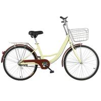 China Ordinary Pedal Alloy Frame City Bike Hard Frame Non-rear Damper with 26 Inch for sale