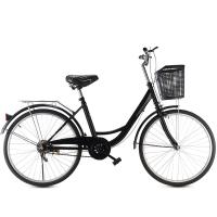 China 26 Inches Steel City Bikes with Ordinary Pedals and Caliper Brakes for sale