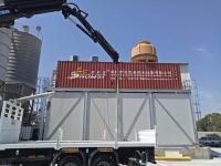 China Containerized Concrete Cooling System Ice Making Plant 30T for sale