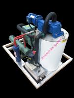 China 1ton Industrial Seawater Flake Ice Machine For Fishing Vessels for sale