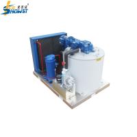 China OEM Industrial Freshwater Flake Ice Machine With Ice Bin for sale