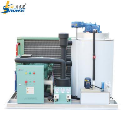 China ICESNOW 5 Ton Saltwater Freshwater Flake Ice Machine Plant Multifunction for sale