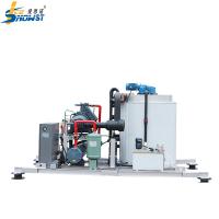 China 10 Ton Freshwater Flake Ice Machine Low Energy Ice Making 3P 220V for sale