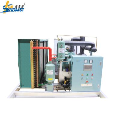 China 10T Saltwater Flake Ice Machine Making With Air Cooled Condenser for sale