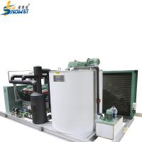 China 10T Saltwater Flake Ice Machine Making With Air Cooled Condenser for sale