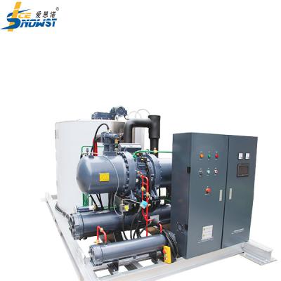 China 20Ton 304 Stainless Steel Snow Flake Ice Maker Machine Commercial For Fish Shrimp Food Processing for sale