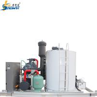 China 25Ton Concrete Cooling Freshwater Flake Ice Machine With Bin for sale