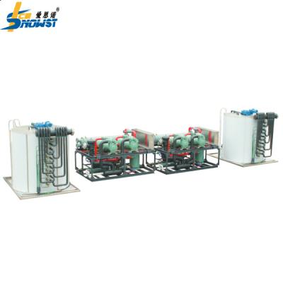 China 50ton PLC Freshwater Flake Ice Machine Maker For Seafood Processing for sale