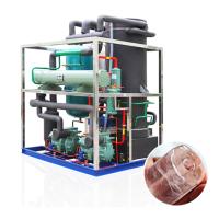 China Automatic Ice Tube Making Machine 15Ton 85KW for sale