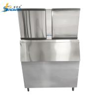 China Large Ice Maker Machine Full Cube Ice Machine 1000kg SUS304 for sale