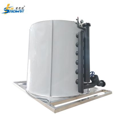China 35 Ton Stainless Steel Flake Ice Evaporator Drum Refrigeration Systems CE Certificate for sale